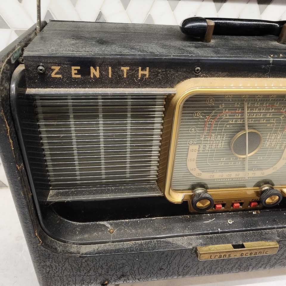 Vintage Zenith Model H-500 Wave Magnet Trans Oceanic Radio. | eBay