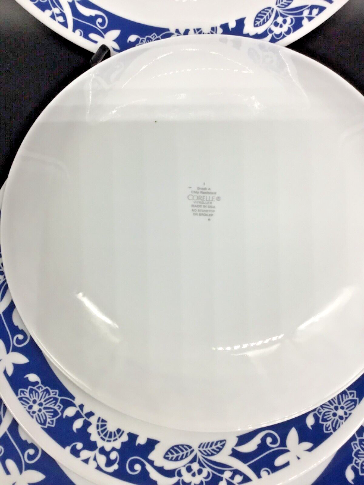 Corning Corelle TRUE BLUE Dinner Plates Set of 4 | eBay