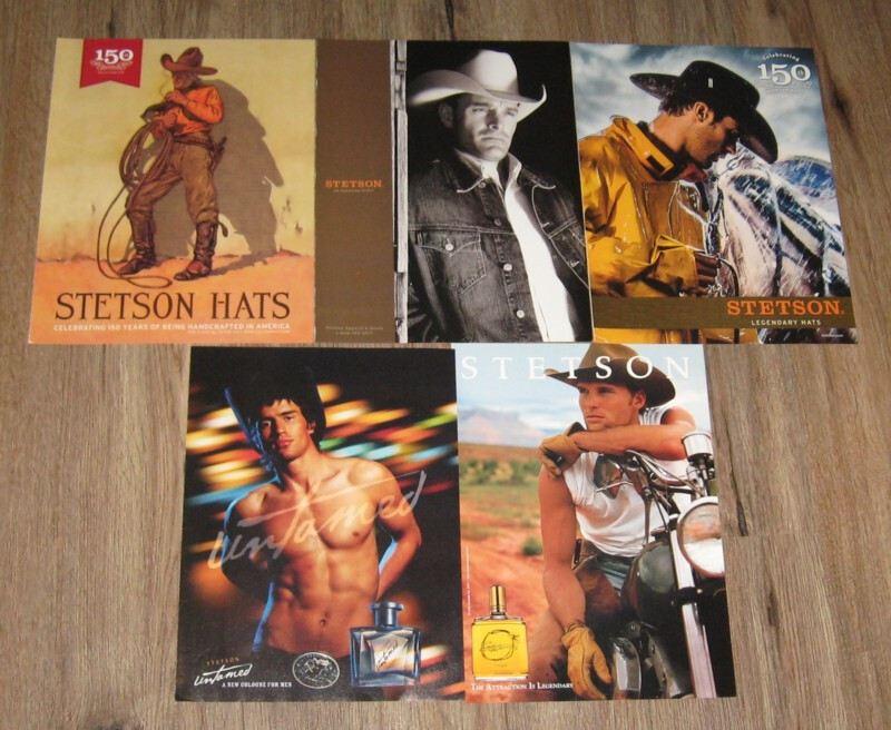 Stetson ADs Cologne Hats original magazine clippings pages PHOTO ...