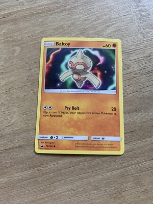 Pokémon TCG Baltoy Sun & Moon: Celestial Storm 78/168 Regular Common | eBay