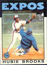 1986 (EXPOS) Topps Tiffany #555 Hubie Brooks | eBay