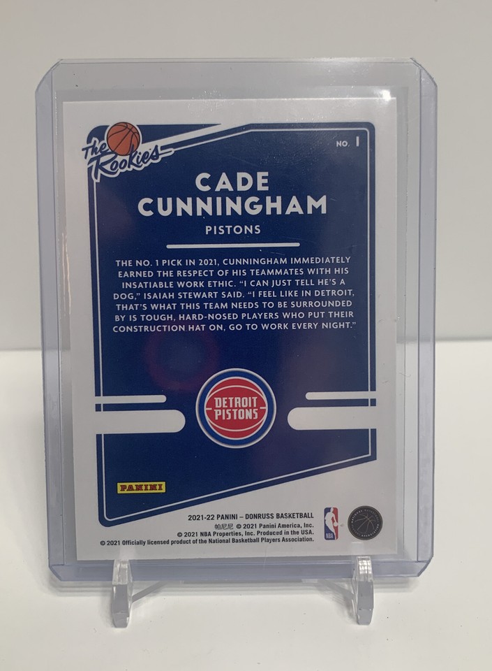 2021 Donruss Cade Cunningham The Rookies Holo Teal Laser Mega Box Only ...