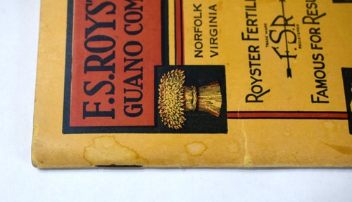 1930 F.S. Royster Guano Company Royster Fertilizers Advertising Farmers ...