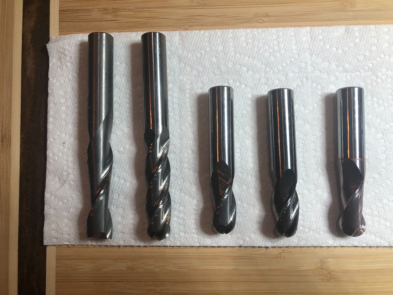 5/8 Solid Carbide Endmill lot Controx Brand Various Styles 7pc lot | eBay