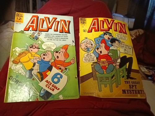 Alvin And The Chipmunks 13 & 15 Dell Comics Lot Run Set Collection ...