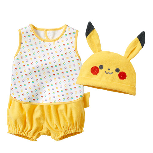 Pokemon Pikachu Newborn Baby Clothes Gift Set Cap Bib Bloomer Monpoke ...