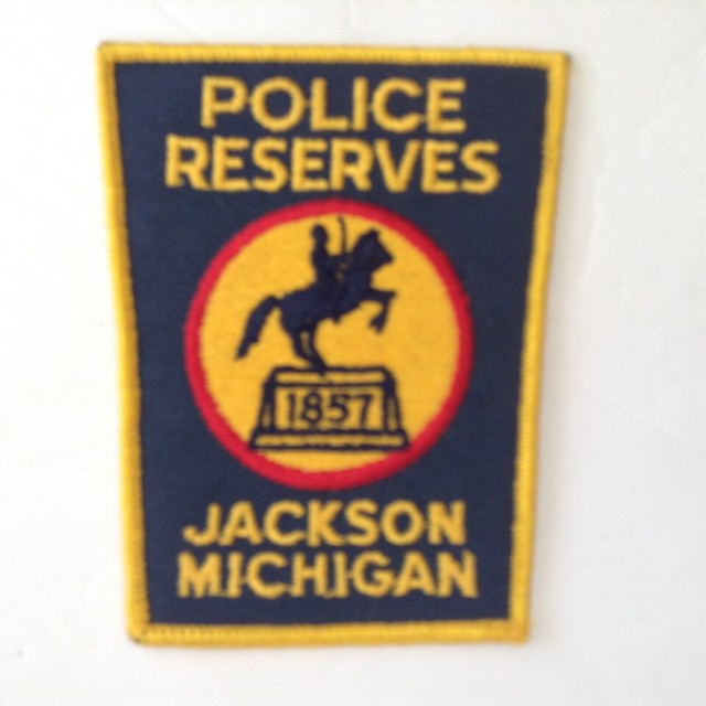 Jackson Michigan Police Reserves police patch | eBay