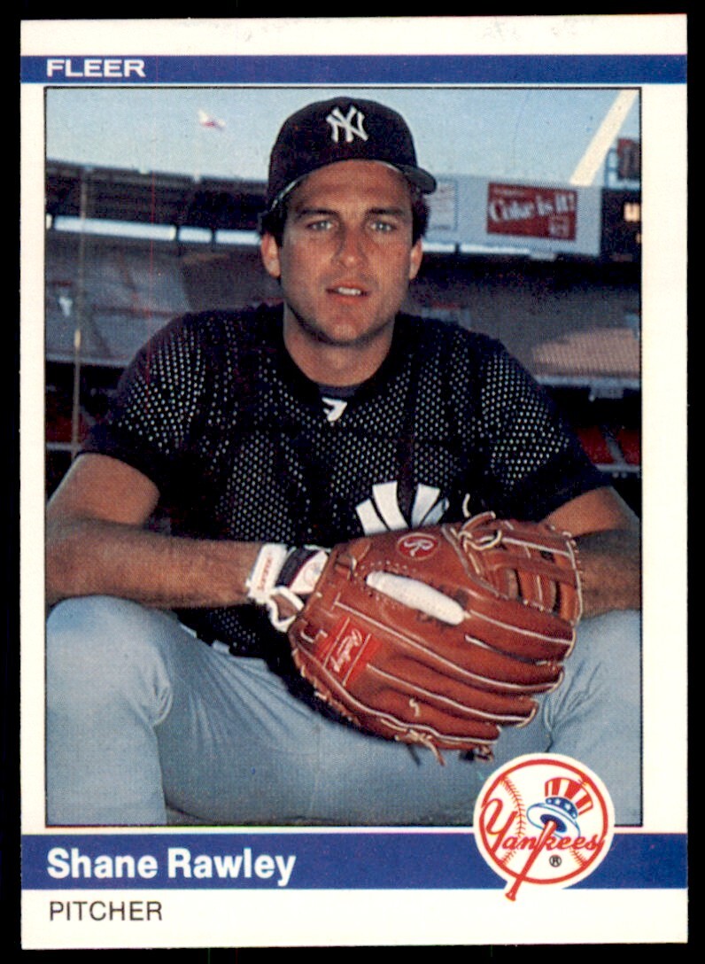 1984 FLEER SHANE RAWLEY . NEW YORK YANKEES #138 | eBay