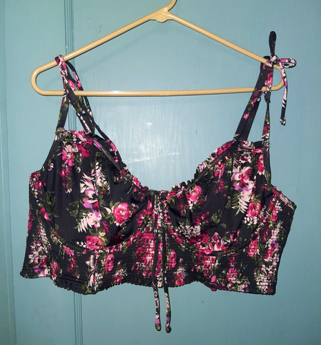NWT Torrid Curves Sz 3 Item #1400634 Flowered Mesh Underwire Bra | eBay