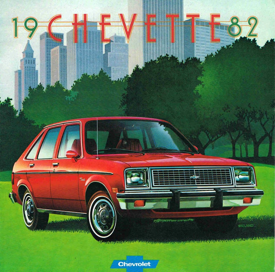 1982 Chevy CHEVETTE Brochure / Catalog with Color Chart: SCOOTER, | eBay
