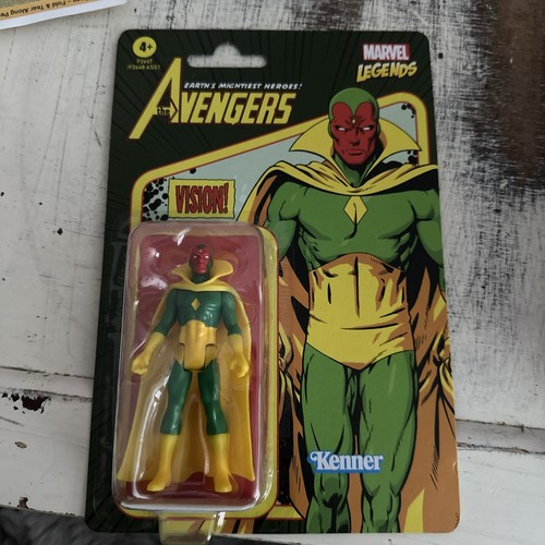 2021 MARVEL LEGENDS RETRO : THE AVENGERS - 3.75" VISION UNPUNCHED ...