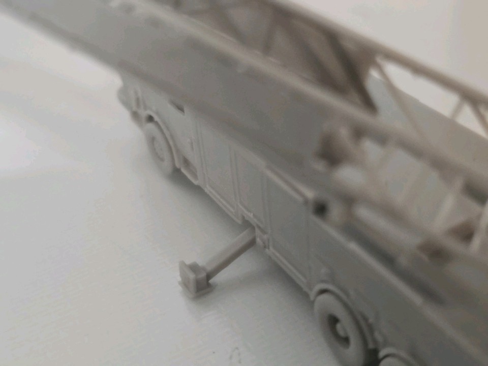 Ho Scale Eone Cyclone Ladder Fire Truck One Truck Undecorated Kit 3d ...