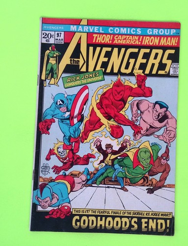 Avengers #97 Vol. 1 1972 Marvel Comics 5.0 Comic Book M72-215 | eBay