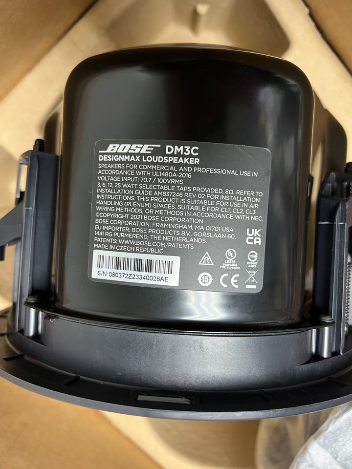 Bose Professional DesignMax DM3C In-Ceiling Speakers 829708-0210 White ...