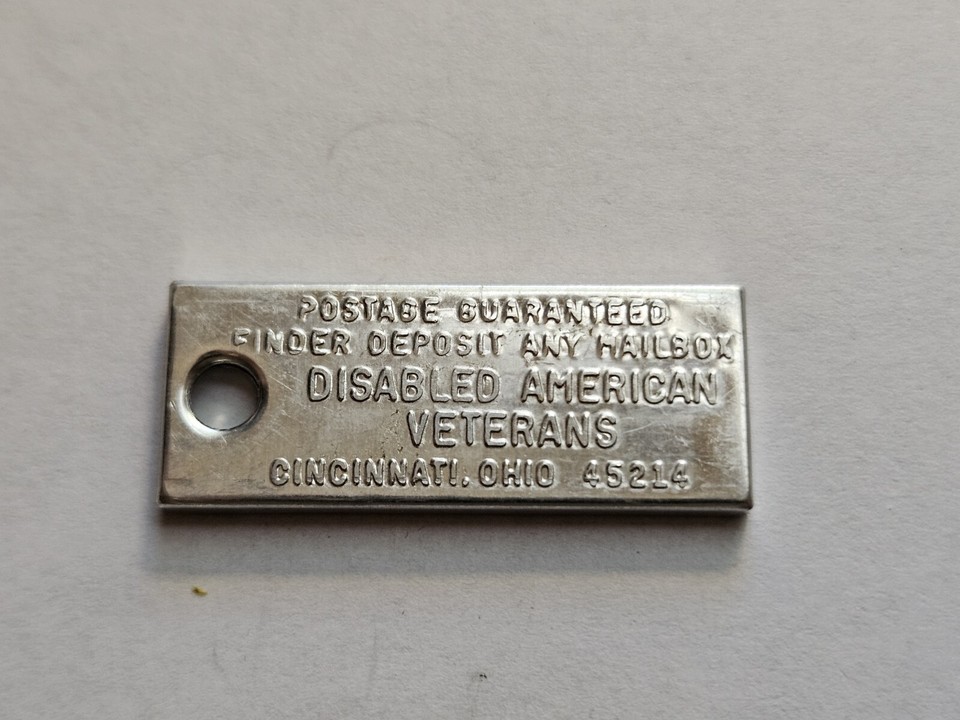 1967 Alaska DAV Tag Keychain License Plate 52307 | eBay