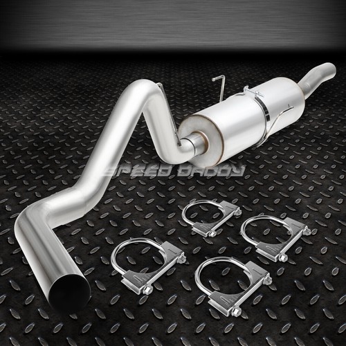 FOR 04-05 RAM 1500 5.7 V8 QUAD 3"STAINLESS RACING MUFFLER CATBACK ...