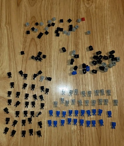 Vintage LEGO 1x1 Regular And Modified Plates, Blocks, 100+ Pieces (164 ...