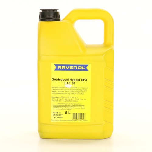 RAVENOL Hypoid Getriebeöl Öl EPX SAE 90W API GL5 4L 4 Liter 1223202-004 ...