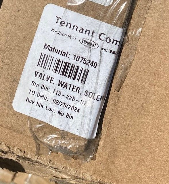 Tennant 1075240 Solenoid Water Valve, 74059-60, DSVP12Z-8NVX-036DD | eBay