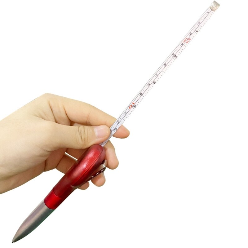 4Pcs Tape Measure Pen Multifunctional Ballpoint Pen Retractable Tape ...
