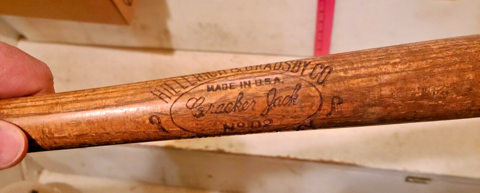 Vintage Hillerich Bradsby No 2 Cracker Jack Special Wood Baseball Bat ...