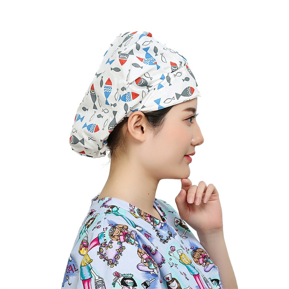 Scrub Cap Doctor Nurse Hat Surgery Medical Surgical Cap Work ...