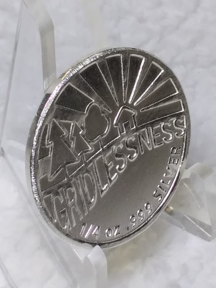 2024 1/4 oz Gridlessness Silver Round Pure Fine .999 Silver Lot of 10 | eBay