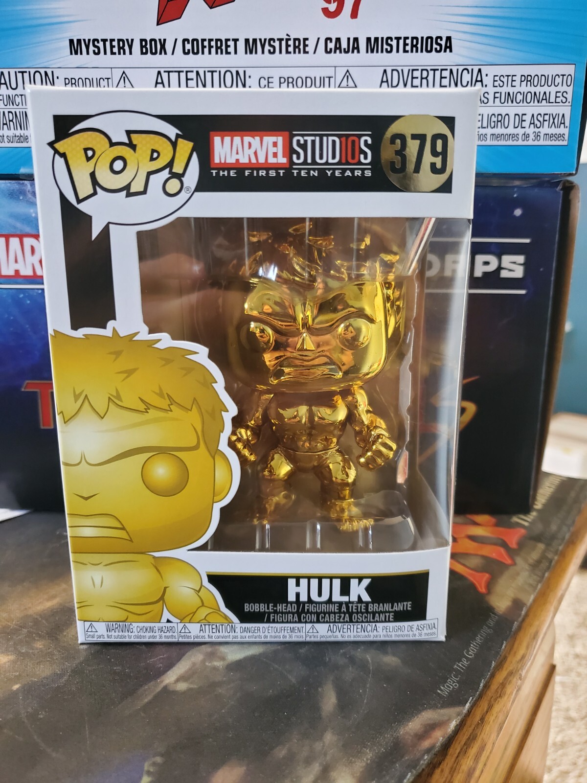 Funko PoP #379 Hulk Gold Chrome | eBay