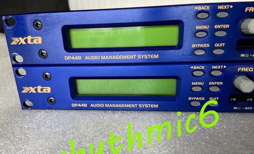 Used XTA DP448 4-way 8-output audio processor Tested In Good Condition ...