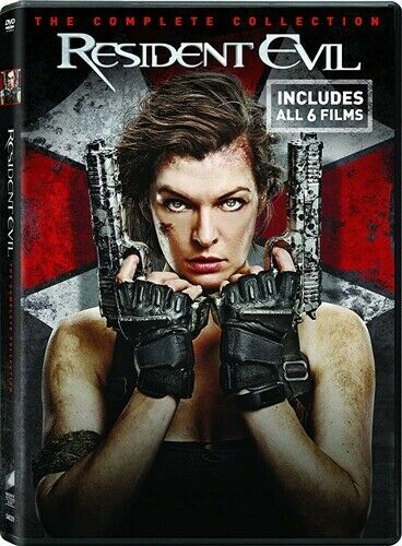 Resident Evil Complete Collection 1 2 3 4 5 6 Film DVD Movie Set Horror ...