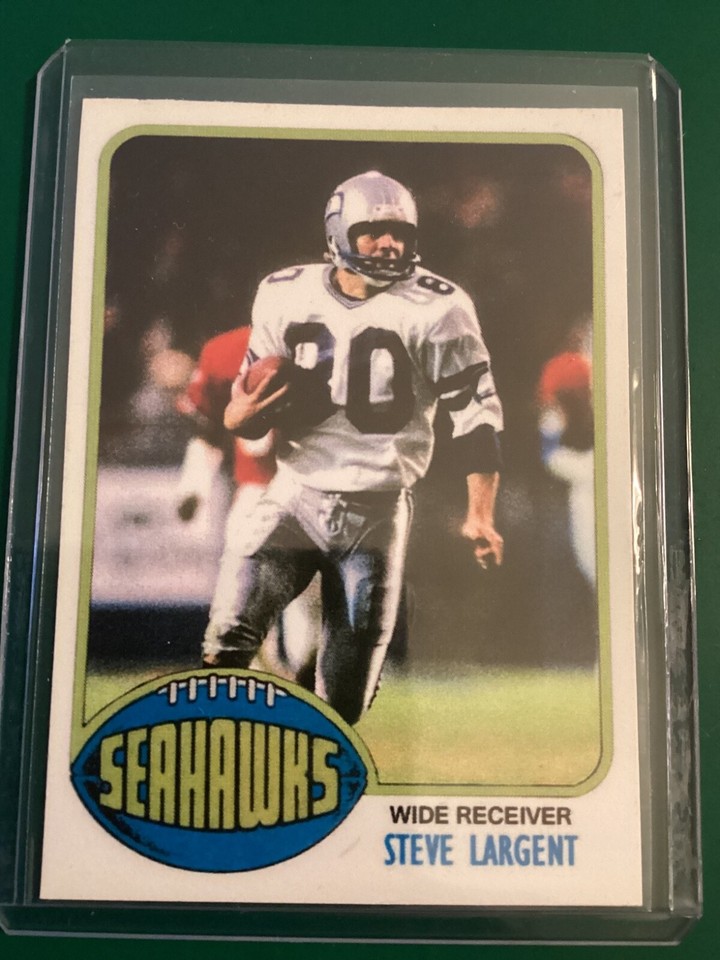 1976 Topps Style Steve Largent Seahawks Variation Card in Colored ...