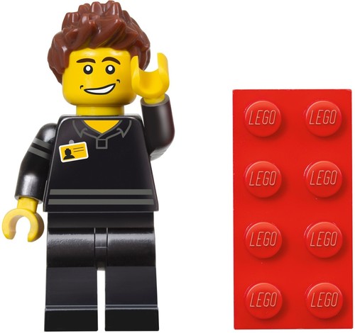 LEGO Store EMPLOYEE MINIFIGURE Minifig Sealed Polybag Set 5001622 ...