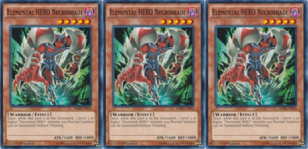 Elemental HERO Necroshade SDHS-EN010 X 3 1st Mint YUGIOH Cards | eBay