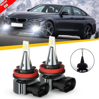 AUXITO H8 H11 LED Fog Light Bulbs 6000K White Driving Lamp Bulb DRL ...