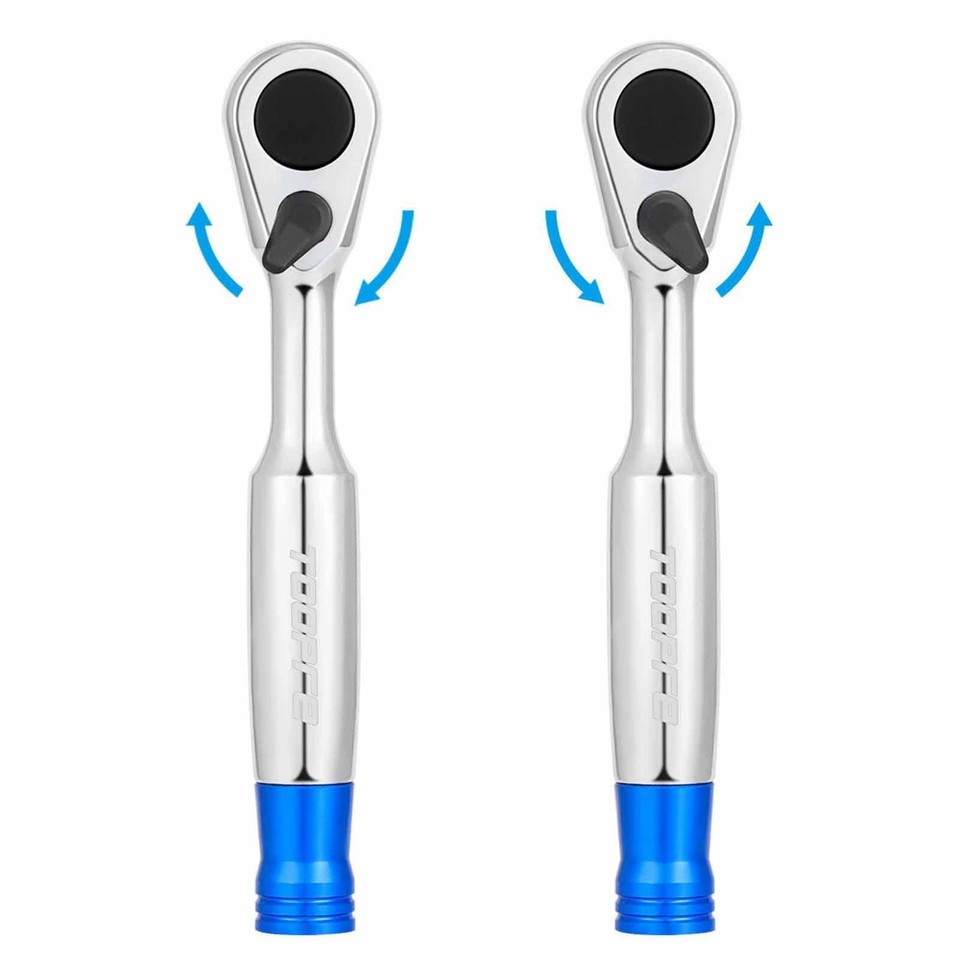 Ratchet Wrench Set Reversible Household Electronic Bike Repair Tool Kit ...