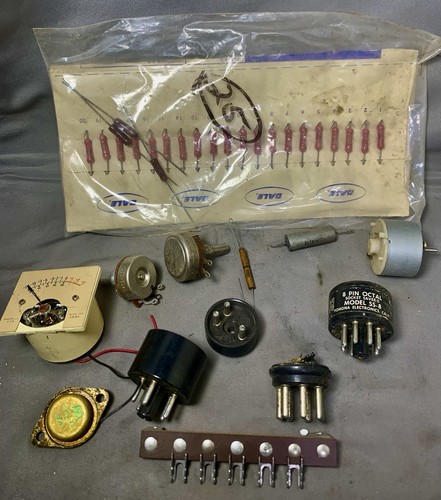 Antique Vintage Radio Parts * FROM HAM / ANTIQUE RADIO ESTATE * (A188 ...