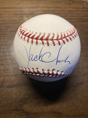 jack clark signed baseball | eBay