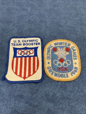 Olympic Games Patches US Olympic Team Booster Winter Olympics P254 | eBay