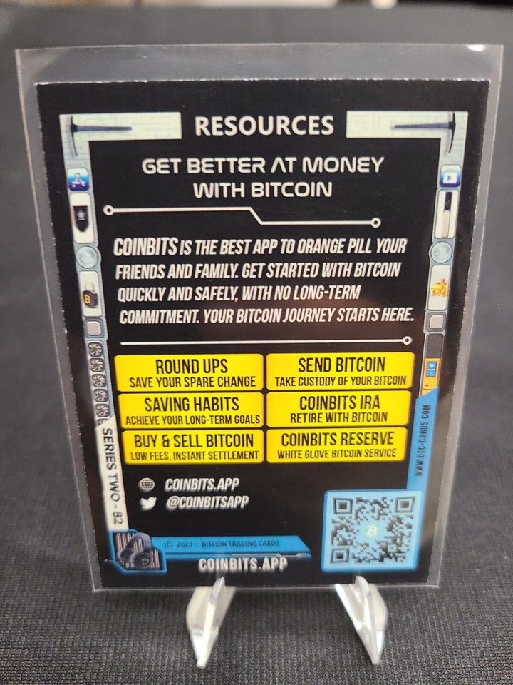 BTC Bitcoin Trading Cards Fud Busters #82 COINBITS.APP | eBay