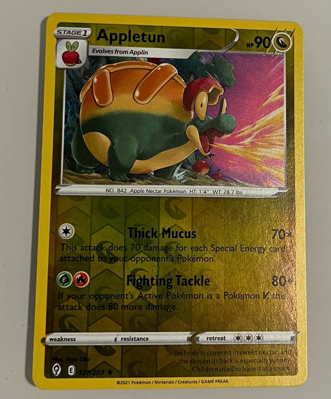 Appletun 121/203 Evolving Skies Reverse Holo Rare Pokemon TCG | eBay