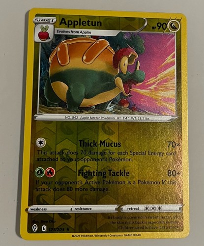 Appletun 121/203 Evolving Skies Reverse Holo Rare Pokemon TCG | eBay