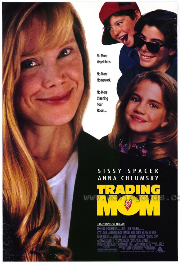 TRADING MOM Movie POSTER 27x40 Sissy Spacek Anna Chlumsky Aaron Michael ...