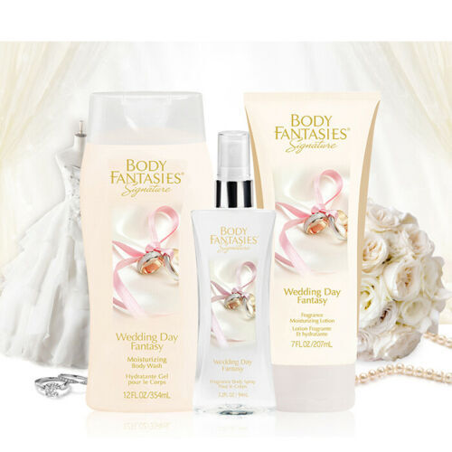 Body Fantasies Wedding Day Fantasy 3Pcs Gift Set Body Spray Lotion Body ...