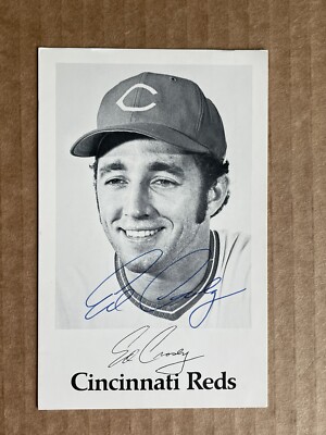 1973 Ed Crosby Cincinnati Reds Signed Team Issue Postcard | eBay