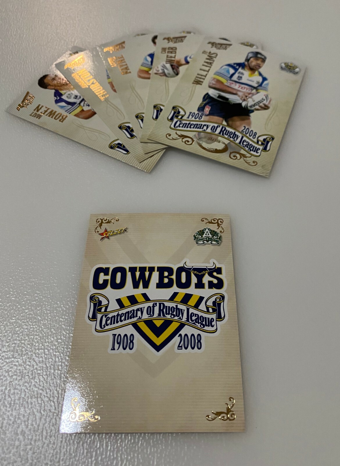 2008 Select Centenary of Rugby League Base Card Team Sets (6 Cards ...