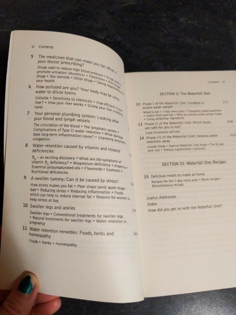 Waterfall Diet : Lose up to 14 Pounds in 7 Days by Controlling Fluid ...