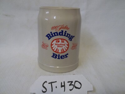 Vintage 1970 BINDING BIER Stoneware Beer Mug -Germany ~ST430 | eBay