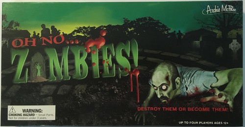 Oh No Zombies ! Board Game Destroy Them Or Become Them - Archie McPhee ...