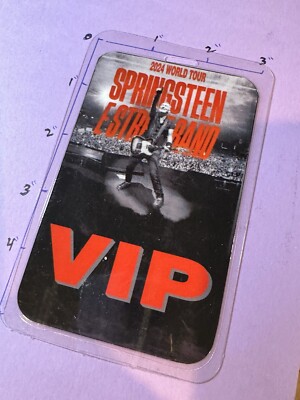 Bruce Springsteen Commemorative VIP Backstage Pass /Laminate | eBay