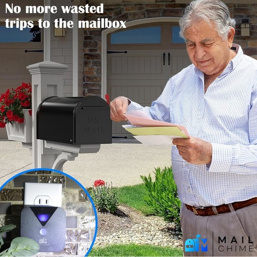 Mailbox Alert - Mail Chime Wireless Mail Notification System - 350 ...